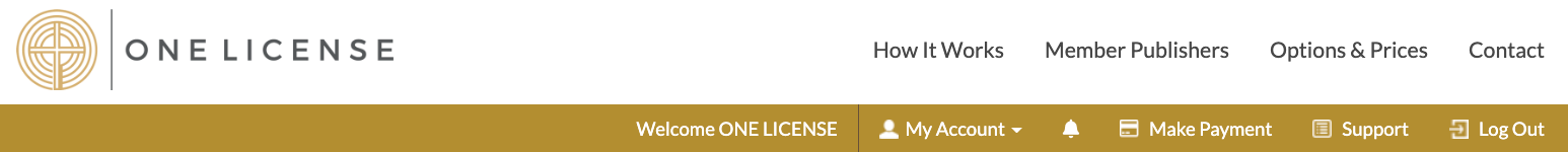 Website Tour: Website Map – ONE LICENSE | Inspiring congregational song