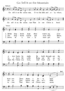 Utilizing Public Domain for Your Ministry: GO, TELL IT ON THE MOUNTAIN ...